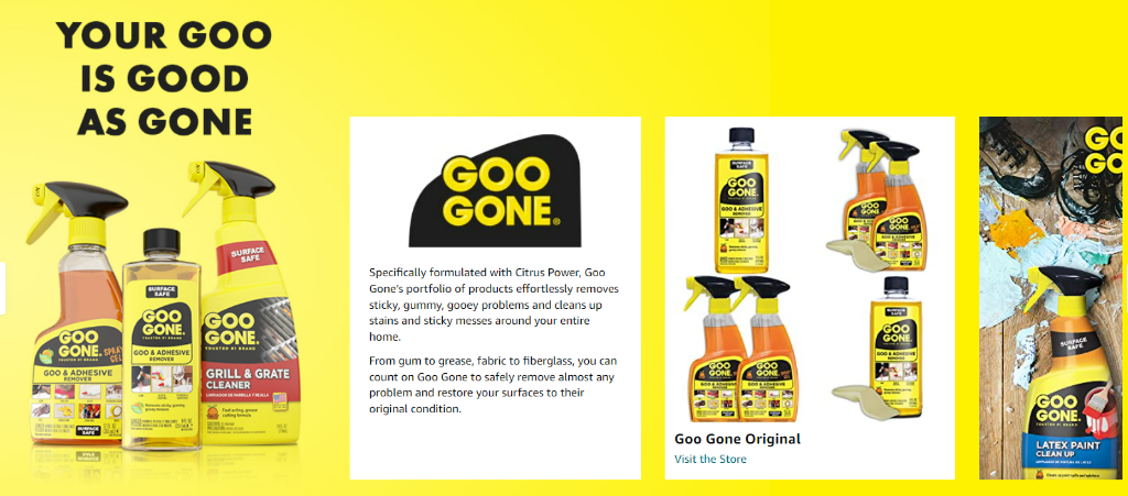 Goo Gone Pro Power Adhesive Remover Silicone Caulk Contractor's ...
