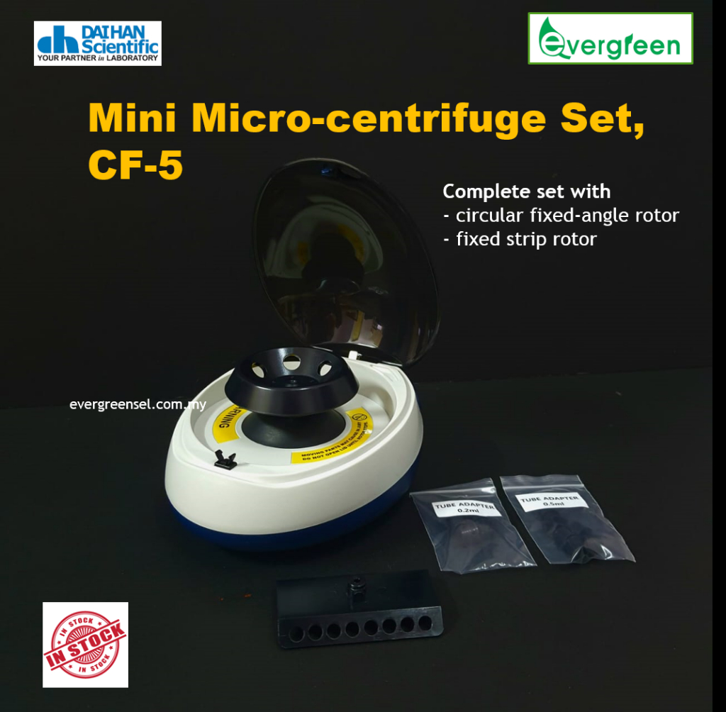 ( READY STOCK ) Daihan High performance Mini-microcentrifuge Set, “CF-5” | Shopee Malaysia