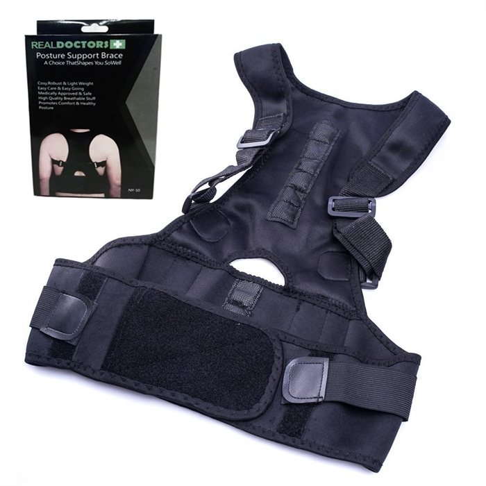 Belt Posture Corrector Lumbar Back Support Unisex Shoulder Correction ...