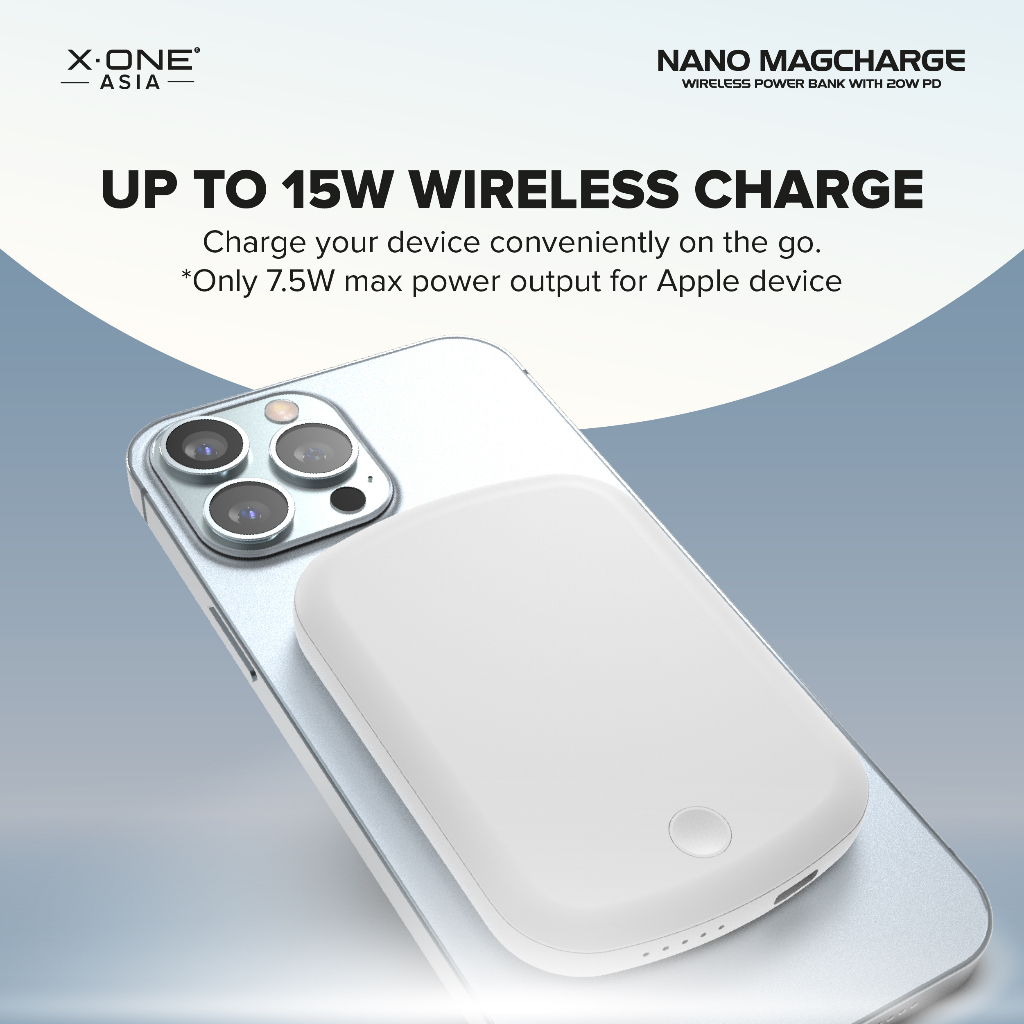 X.One Nano Magcharge 10000mAh / 5000mAh Magnetic Wireless Powerbank ...