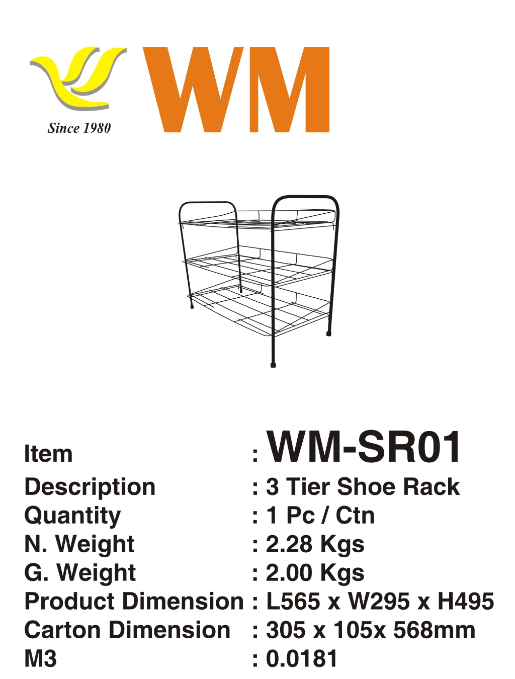 WM-SR01 WM-SR02 Shoe Rack/ Rak Kasut /Metal Shoe Rack/Metal Rack ...