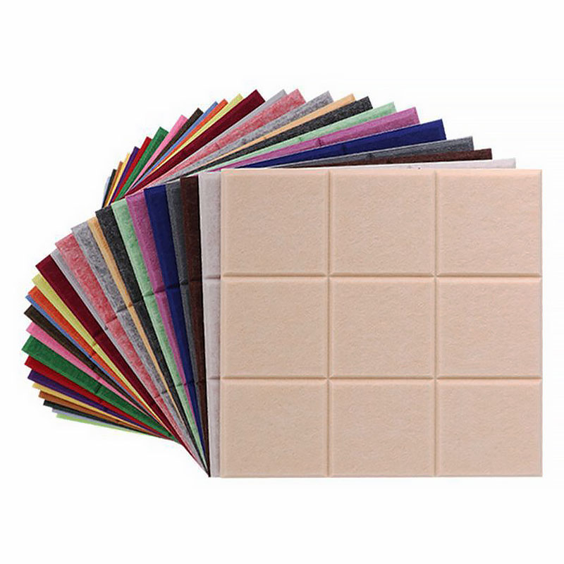 𝗖𝗨𝗧𝗧𝗔𝗕𝗟𝗘 》Self Adhesive Felt Memo Board Photo Home Decor Wall Tiles ...