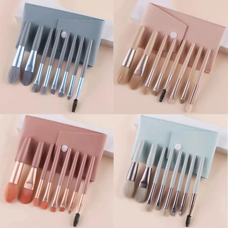 𝗙𝗥𝗘𝗘 𝗦𝗧𝗢𝗥𝗔𝗚𝗘 𝗕𝗔𝗚 》8pcs Makeup Brush Set Flawless Soft Bristle Cosmetic ...