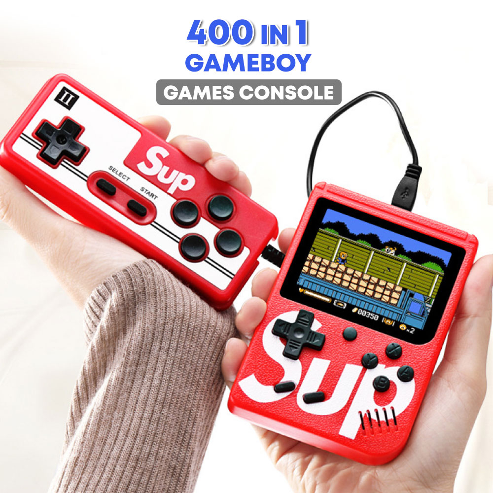 𝟮 𝗣𝗟𝗔𝗬𝗘𝗥 》 400 Games Retro Portable Video Games Classic Console Double ...