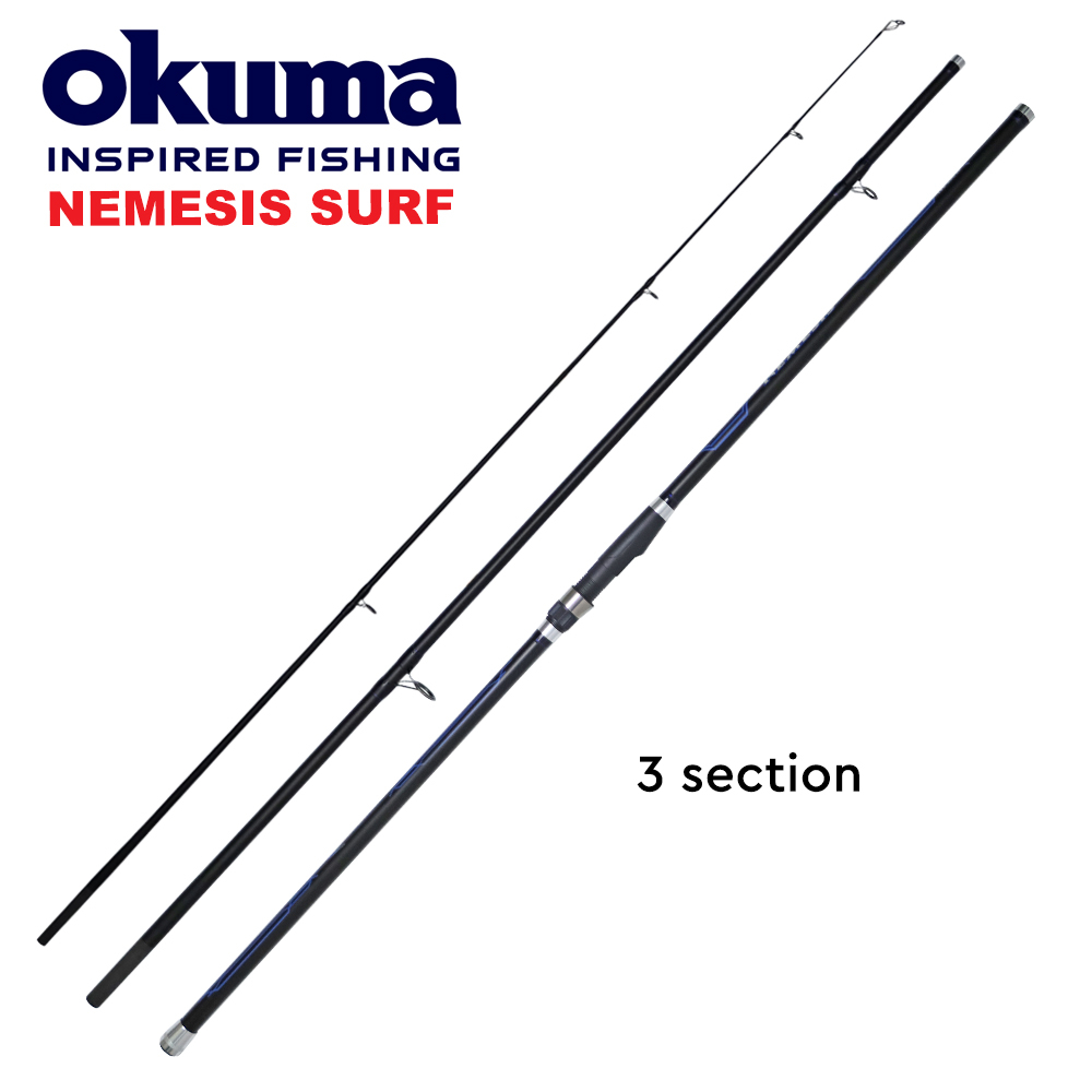 Okuma Nemesis Surf NE-S 4.2m-4.8m Saltwater Fishing Surf Rod | Shopee ...