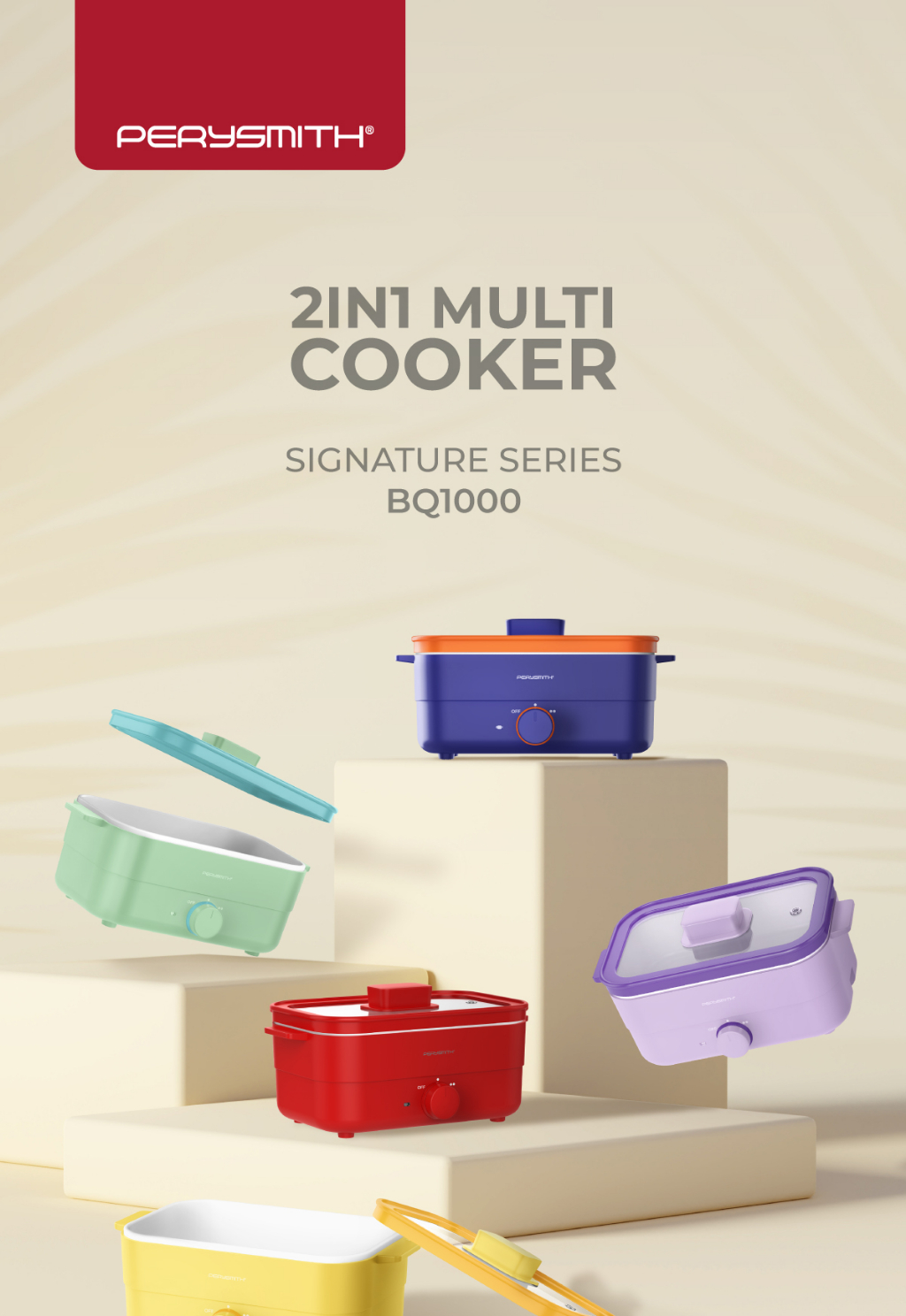 Perysmith BBQ Multi Cooker Ecohealth Series (1.8L) BQ1000 | Shopee Malaysia