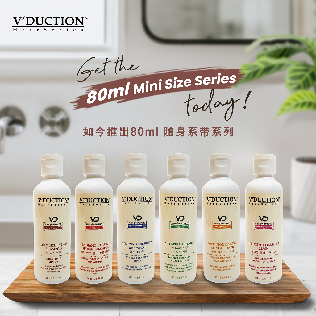 V'duction Pure Therapy Organic Purifying Freshness Shampoo 80ml-Vduction | Shopee Malaysia
