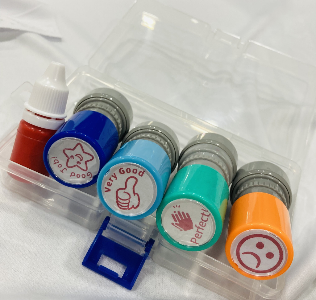 23mm Pre-ink Reward Stamp Chop / Cop Guru for Teacher For Students For ...