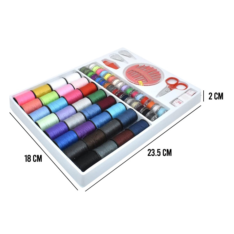 100pc Home Portable Mini Sewing Kit Tool Sewing Machine Thread Set DIY ...