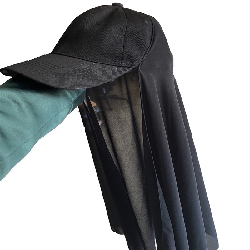 Muslim Hijab Cap Fashion Baseball Cap Jersey Skirt Hat Solid Instant ...