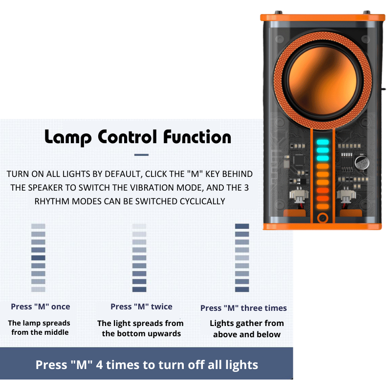 K07 Portable Bluetooth mini Speaker bass besar speker bass spiker ...