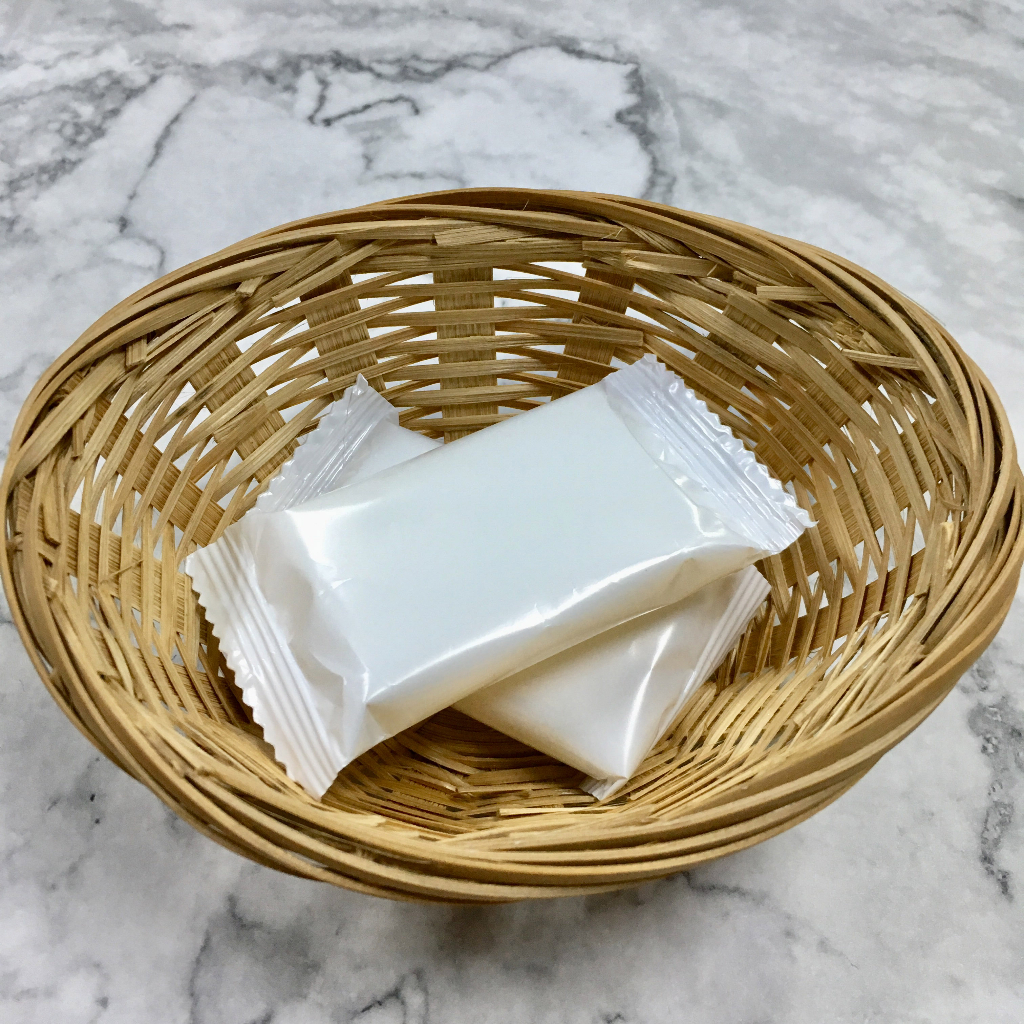 COSE (100pcs)15g, 20g Round Budget Hotel Soap Homestay Bath Soap Sabun ...