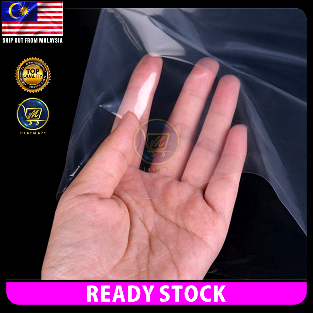 PlatMart - [READY STOCK] 1Pcs Extra Thick / Extra Big Transparent ...