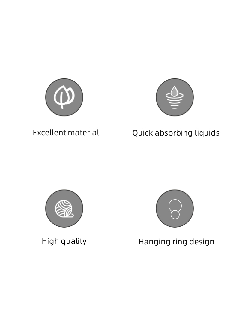 MHW-3BOMBER Portable Coffee Bar Barista Cleaning Towel with Hanging ...