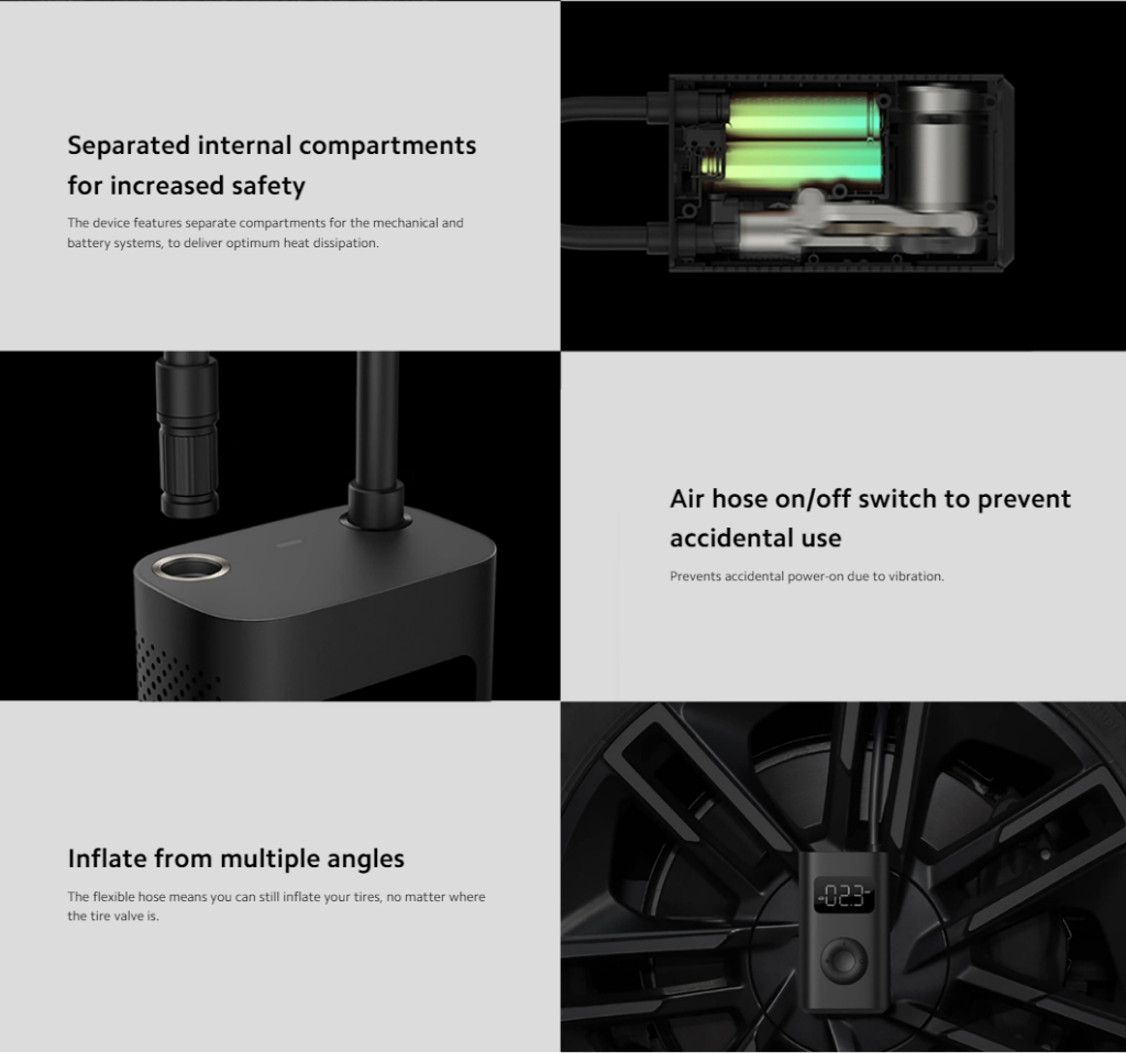 Xiaomi Portable Electric Air Compressor 1S | V2 (Digital Portable Tire ...