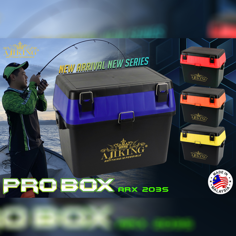 Ajiking Pro Box ARX 203 ARS Tomman TBG 100 Shinju Bakau Box Fishing ...