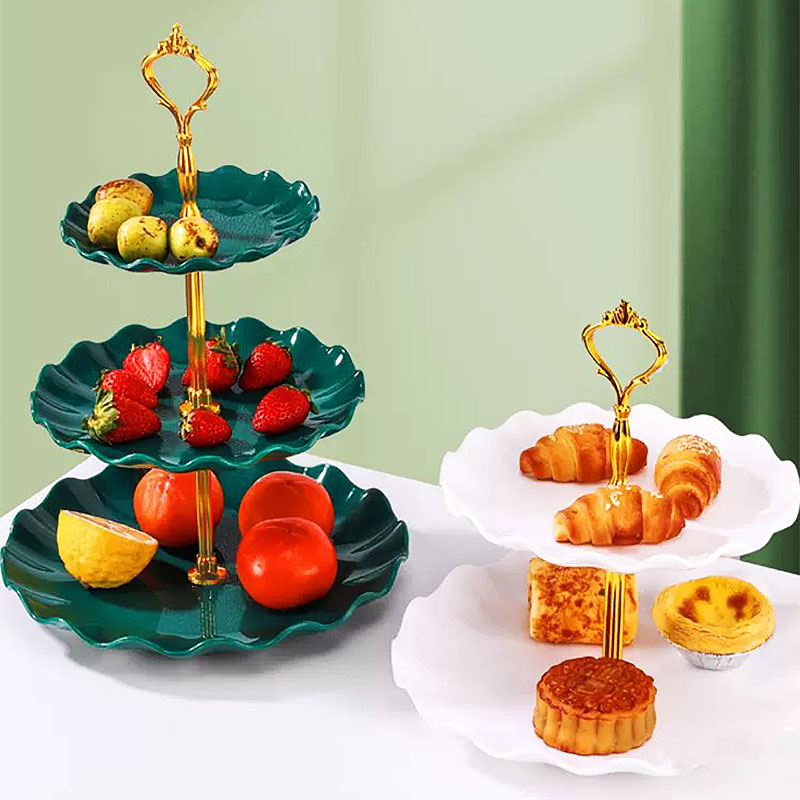 𝗚𝗢𝗢𝗗 𝗦𝗧𝗔𝗕𝗜𝗟𝗜𝗧𝗬 》3 Tier High Tea Stand Dessert Cupcake Tray Food Tower ...