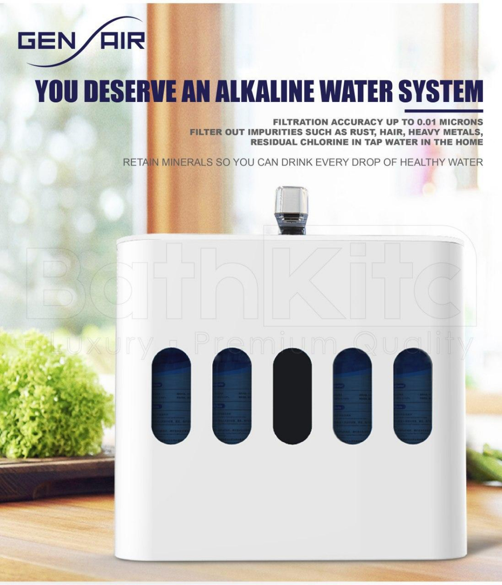 GEN AIR Alkaline Water Filter System, 5 Stage Water System Dispenser ...