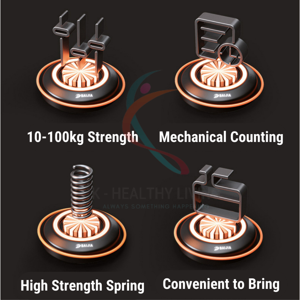 【READY STOCK】100kg Adjustable Electronic Counter Hand Grip Wrist Grip ...