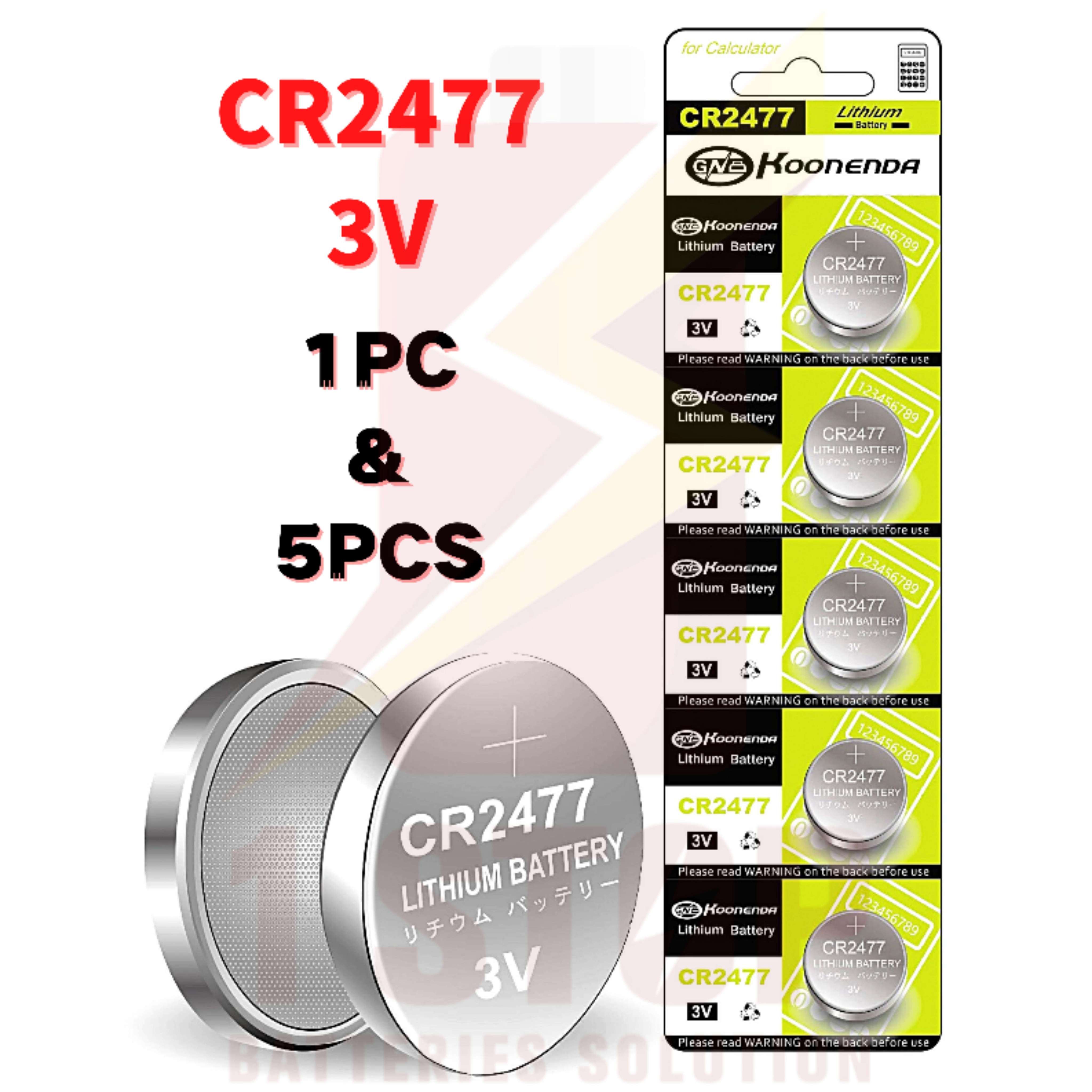 Lithium CR2477 3V Button Coin Cell batteries | Shopee Malaysia