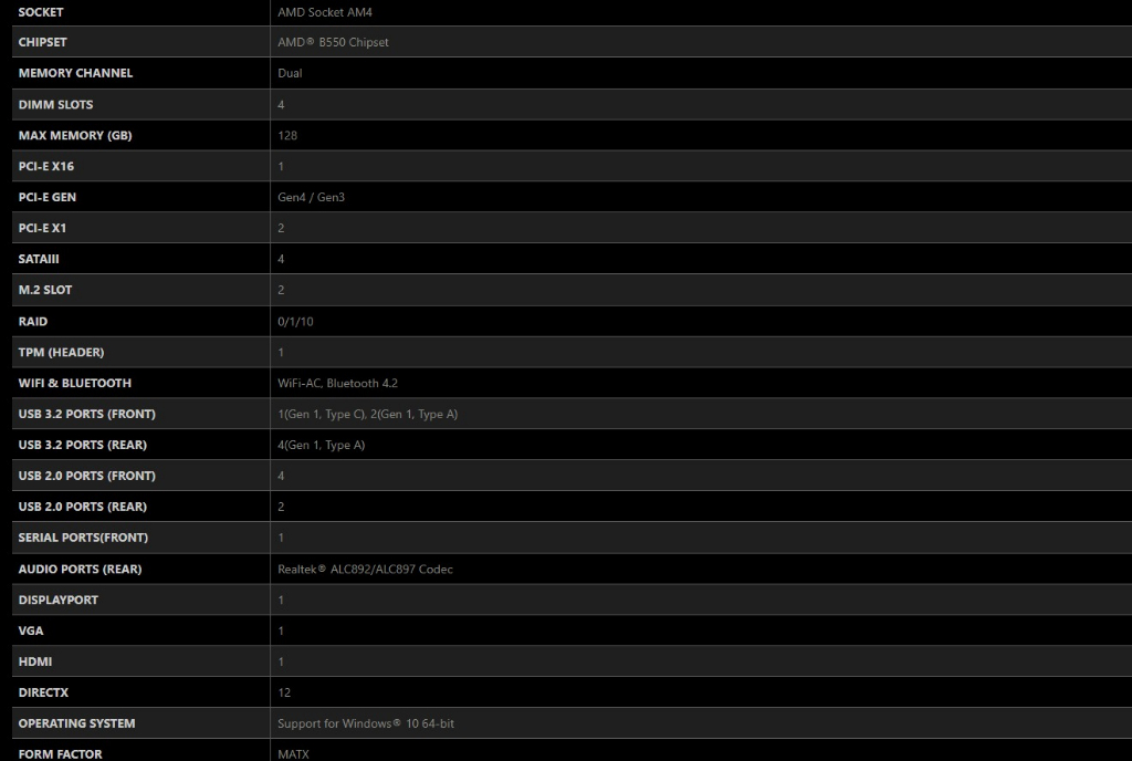 MSI B550M PRO-VDH WiFi AM4 B550 mATX Motherboard Combo Ryzen 3200G 5500 ...