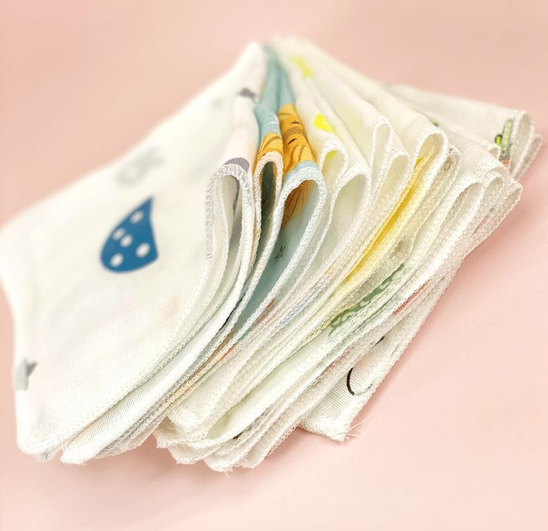 Tuala Tangan Sapu Tangan Baby Handkerchiefs 2 Layer Cotton Hand Towels ...