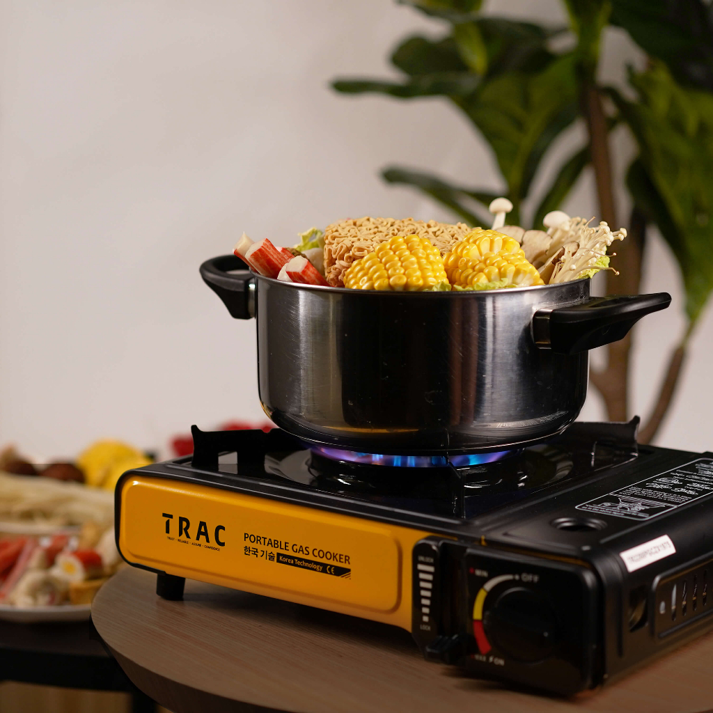 TRAC Portable Gas Stove Cooker For Camping/BBQ/Steamboat Dapur Gas Mini ...