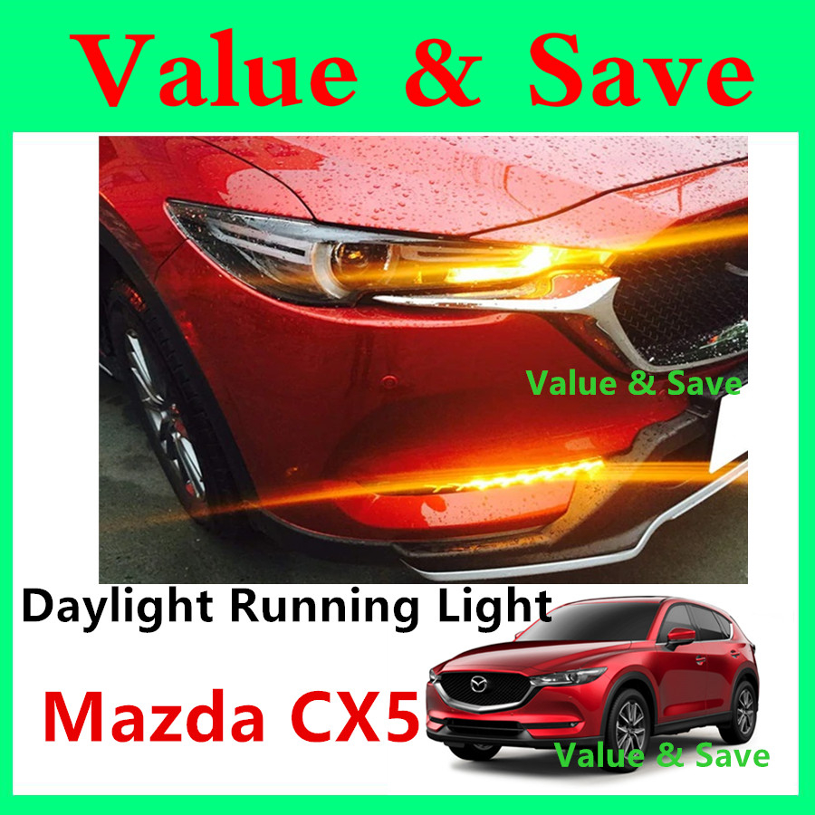 Mazda CX5 CX8 2018 - 2023 CX-5 CX-8 LED Daytime Running Light Dynamic Aventador Design DRL ...