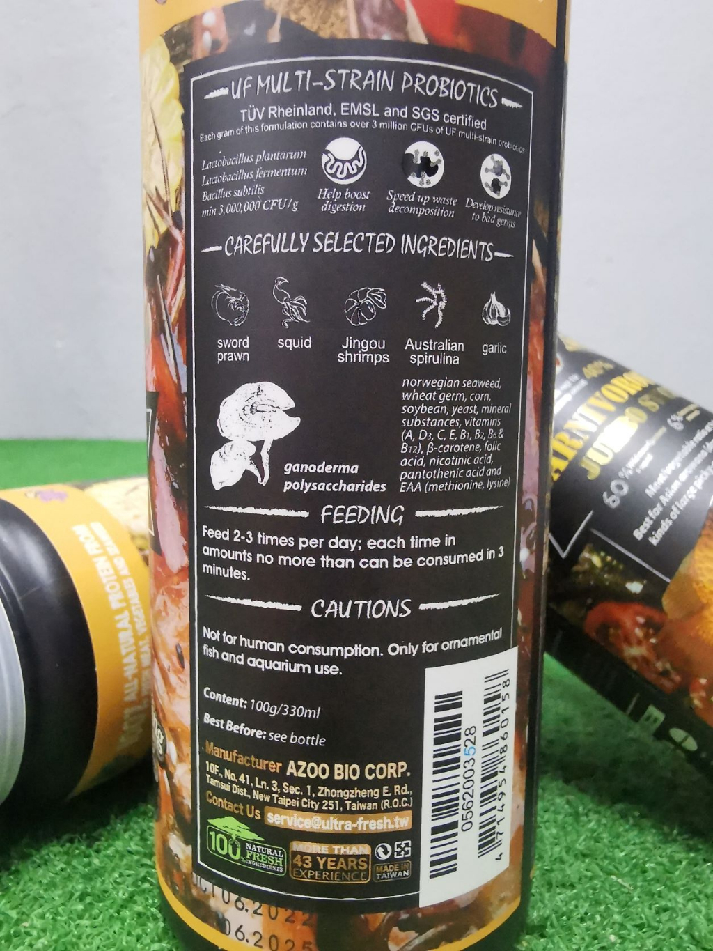 Azoo Ultra Fresh Carnivorous Jumbo Stick 330ml(100g), 1150ml(385g ...