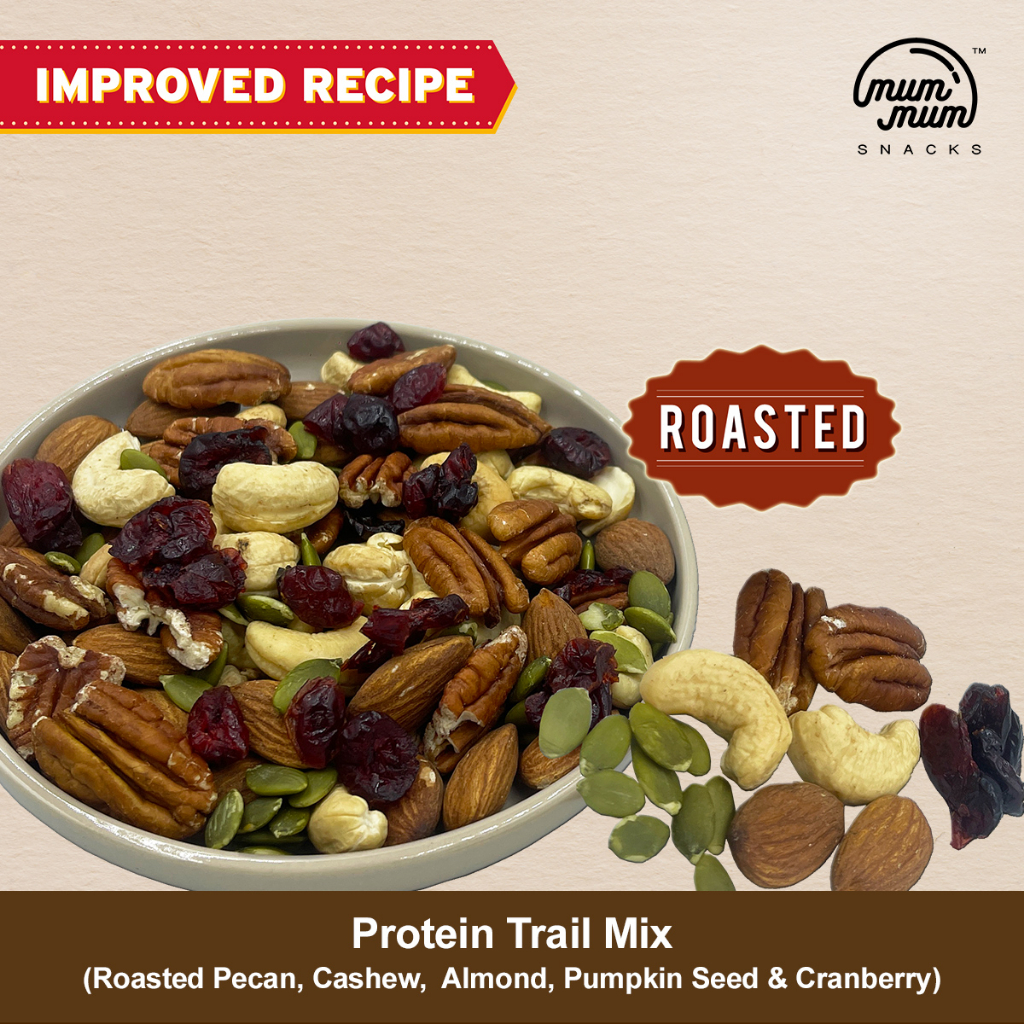 Protein Trail Mix - Roasted Pecan, Almond, Cashew, Pumpkin Seed ...