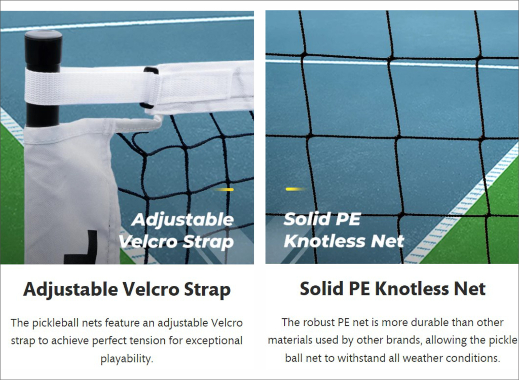 (Premier Quality)Portable Pickleball Net with Frame, niupipo, for ...
