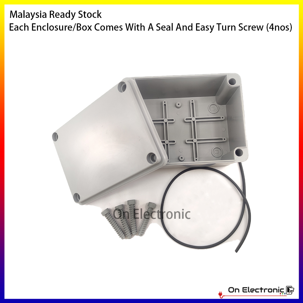 Pvc Enclosure Box Waterproof Grey with Easy Turn Screw For Autogate ...