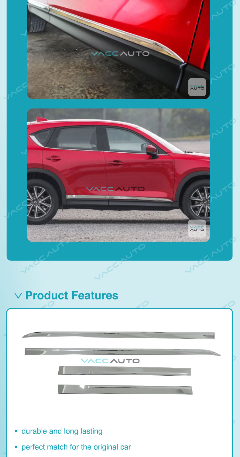 Mazda CX5 CX-5 (2nd Gen) Door Moulding Chrome Garnish Body Side Door ...
