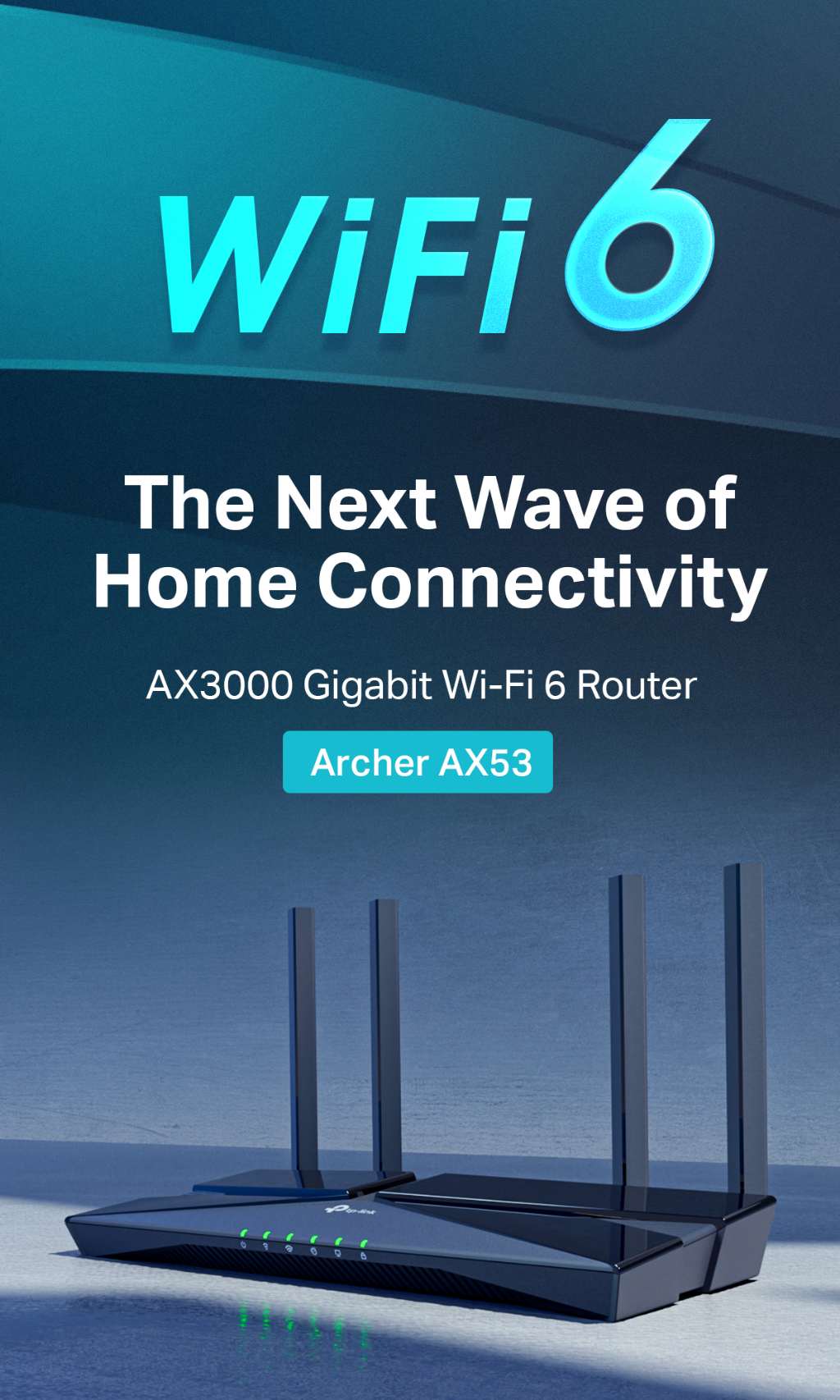 TP-Link Archer AX53 Wifi 6 Router Dual Band Gigabit AX3000 High Power ...