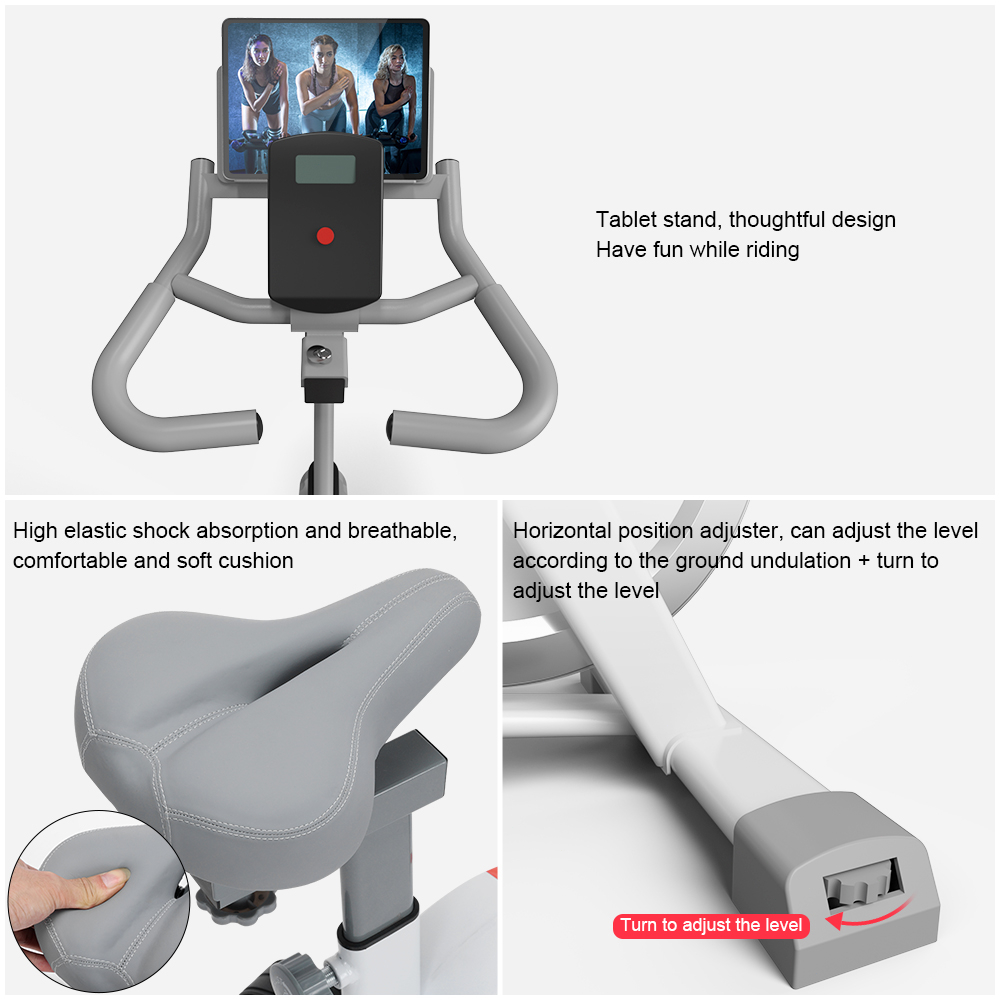 OneTwoFit Spinning Bike Bicycle Home Fitness Equipment Ultra-Quiet ...