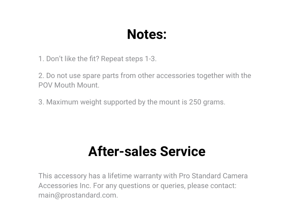 Insta360 Pro Standard POV Mouth Mount for GO Ultra/X5/Ace Pro 2/X4/GO ...
