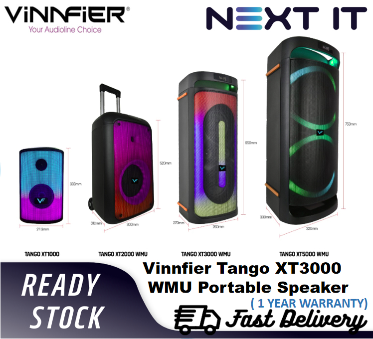 [READY STOCK] Tango XT3000 WMU Portable HI-FI Loud Speaker | Shopee ...