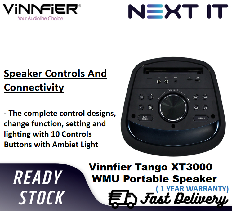 [READY STOCK] Tango XT3000 WMU Portable HI-FI Loud Speaker | Shopee ...