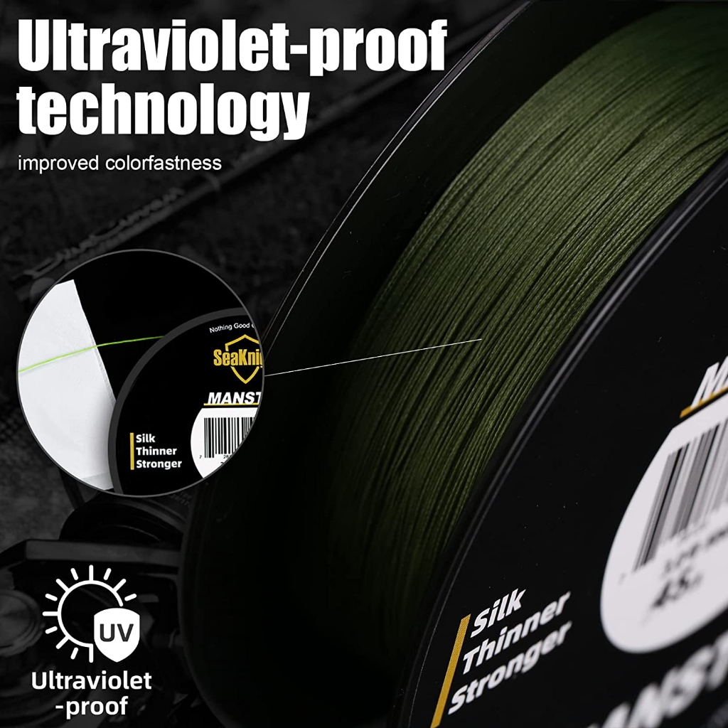 SeaKnight Manster W8 II 150M/300M/500M 8 Strands Fishing Multifilament ...
