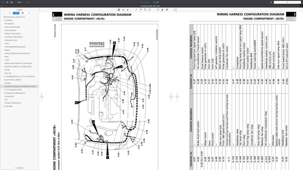 PROTON WAJA (2000-2011) SERVICE WORKSHOP MANUAL WORKBOOK | Shopee Malaysia