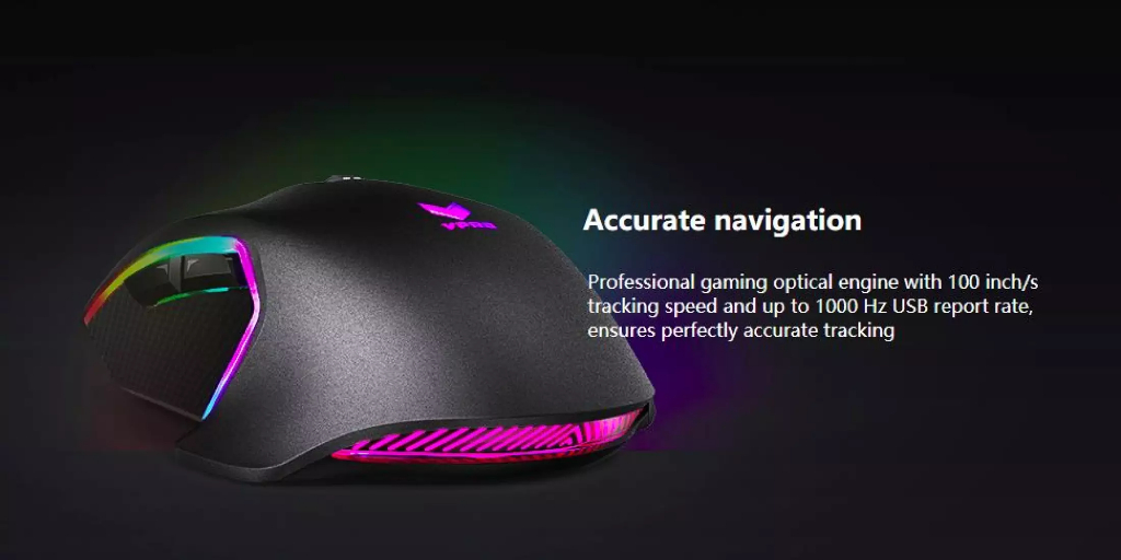 Rapoo V20 Pro Wired/Wireless RGB Gaming Mouse 2000DPI - 2 Years ...