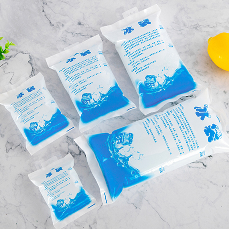 Gel Ice Pack Reusable Refrigerated Breastmilk Food Seafood Cooler Pack ...