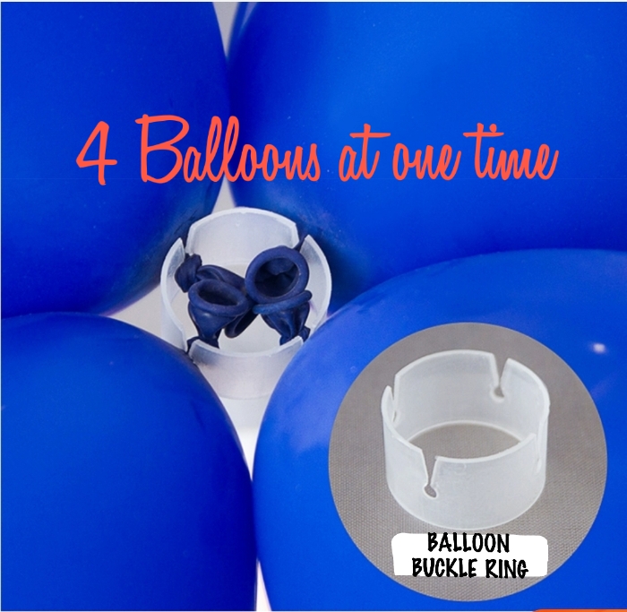 TB 1PC Balloon Connector Five Petal Balloon Holder Balloon Clip Ring ...