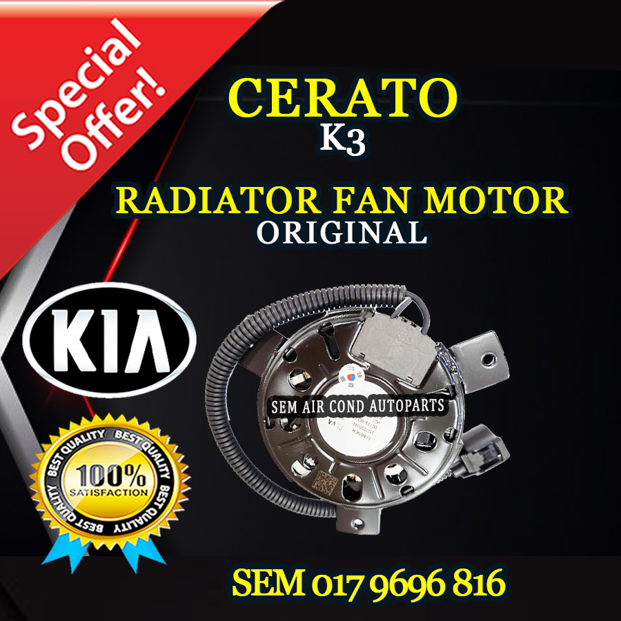 KIA CERATO K3 ORIGINAL HANON RAD/ RADIATOR FAN MOTOR (CAR AIRCOND ...