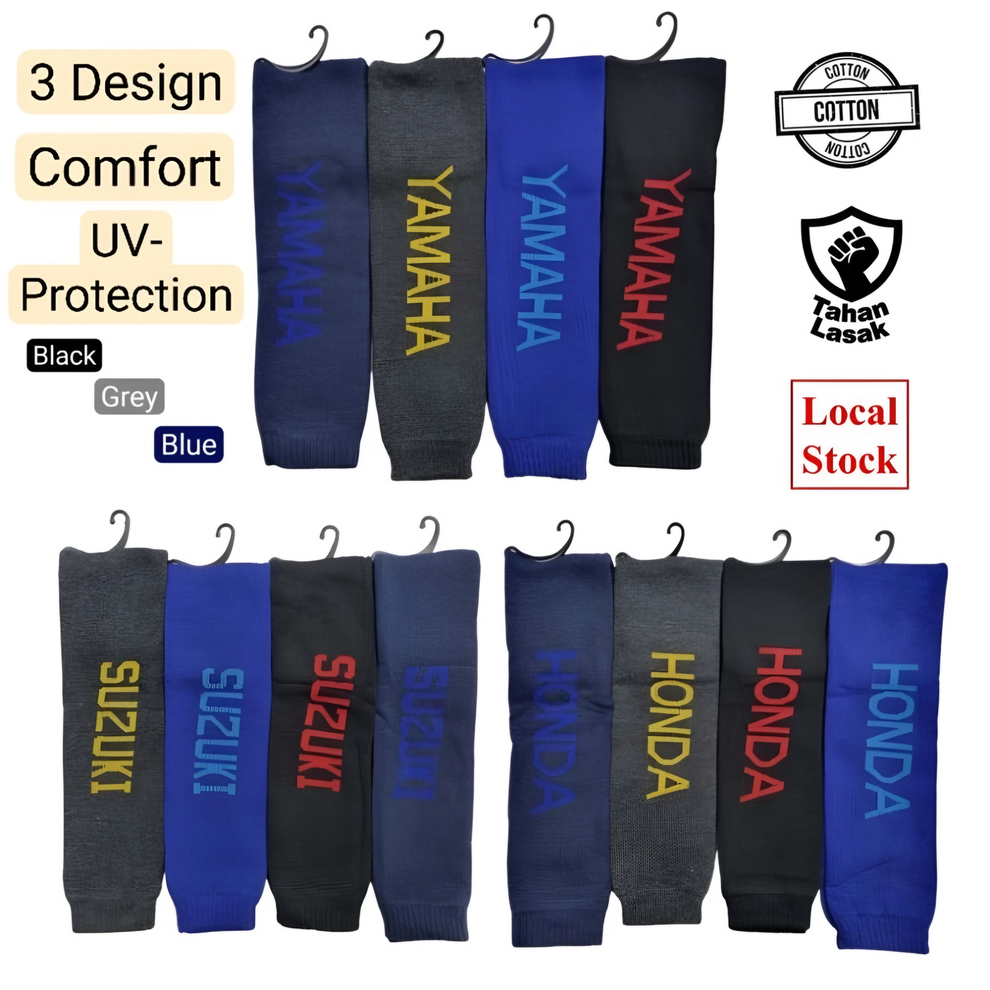 Arm Sleeve Handsocks Sarung Lengan Tebal Thick Proctection UV Sporting ...