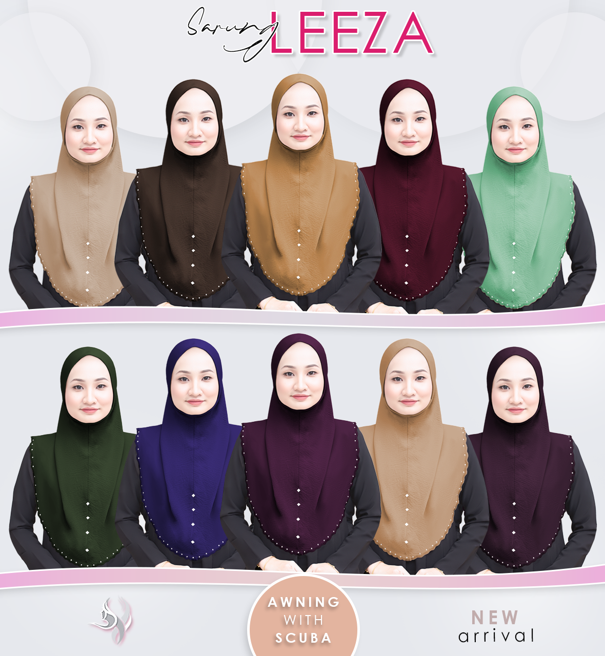 🔥New Arrival🔥 Tudung Sarung Leeza CEY Ironless Finishing Kelim Piku ...