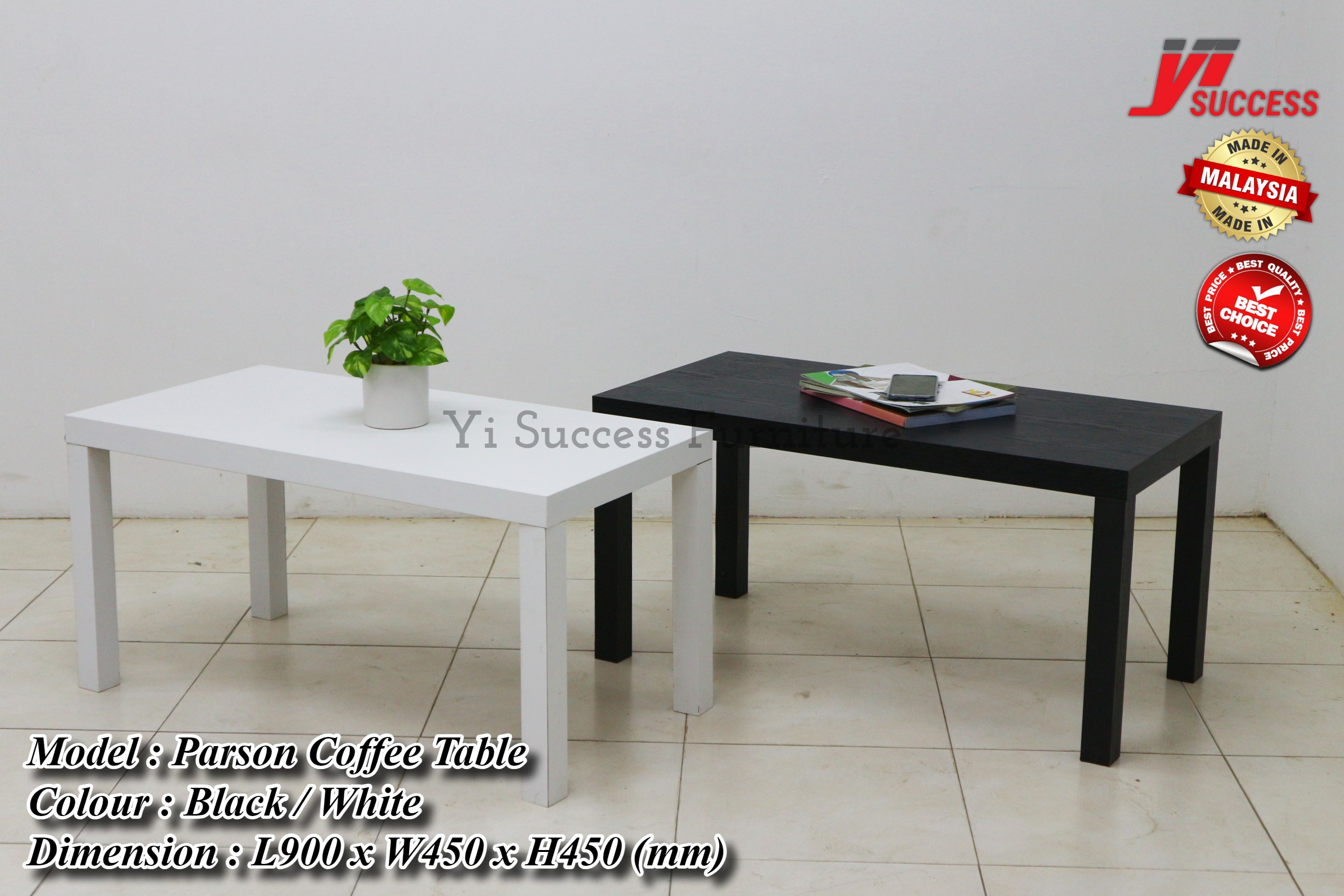 Yi Success Portable Coffee Table / Meja Kecil Murah / Ikea Side Table / Ikea Lack Table / Parson ...