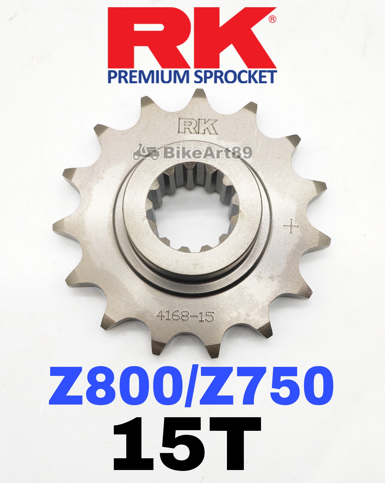 RK Sprocket Set Kawasaki Z800 RK 520 KRX X-Ring Black / Gold Chain 15T ...