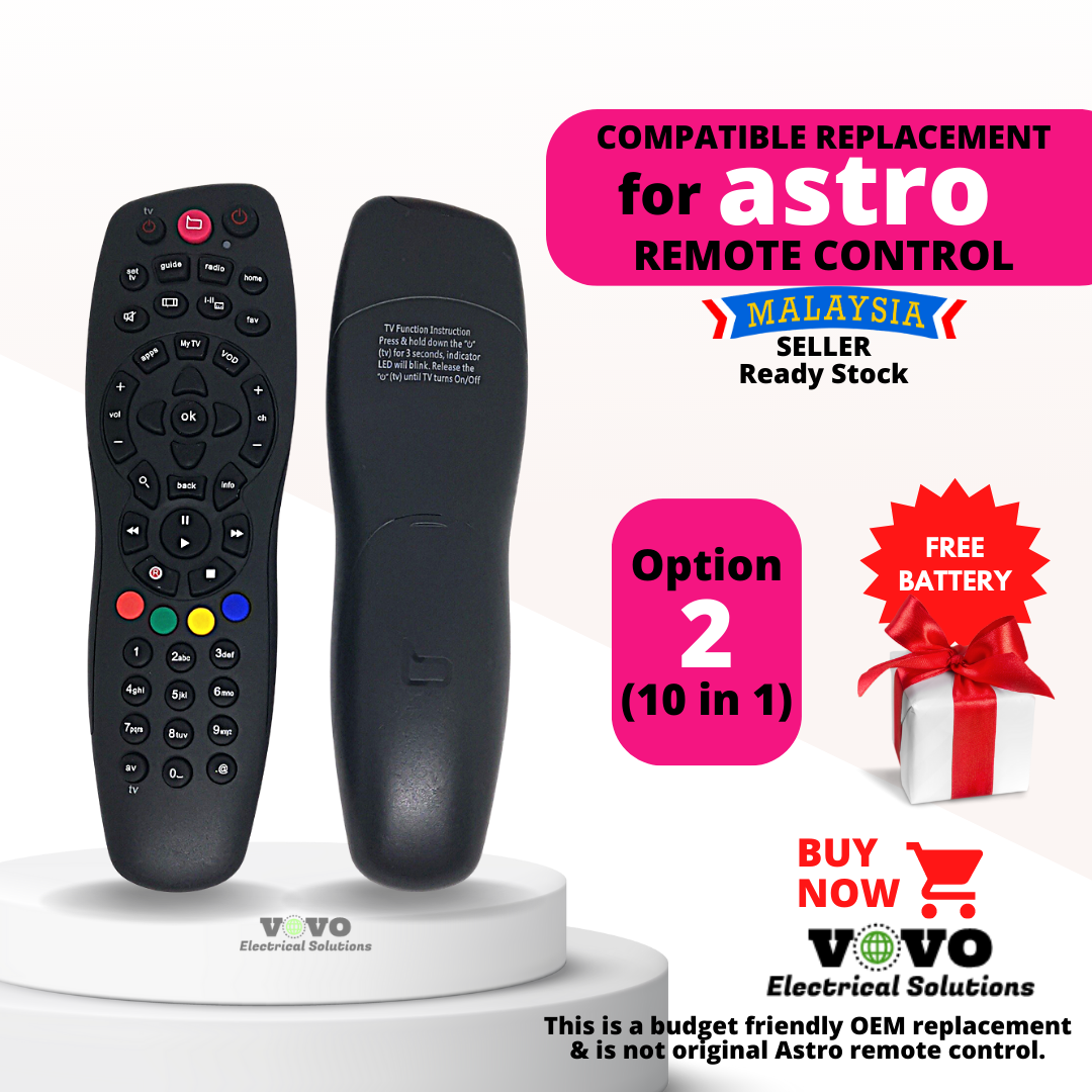 ASTRO Compatible Replacement Remote Control Beyond PVR Ultra Ulti Njoi ...