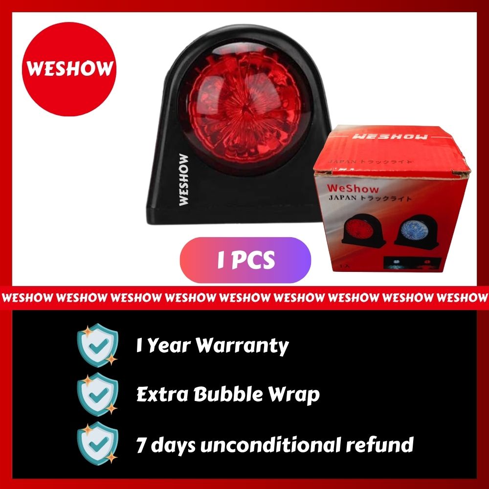 GBS Truck/Lori LED Side Lamp 24V Red White Side Marker Signal Light 110-30600-30 | Shopee Malaysia